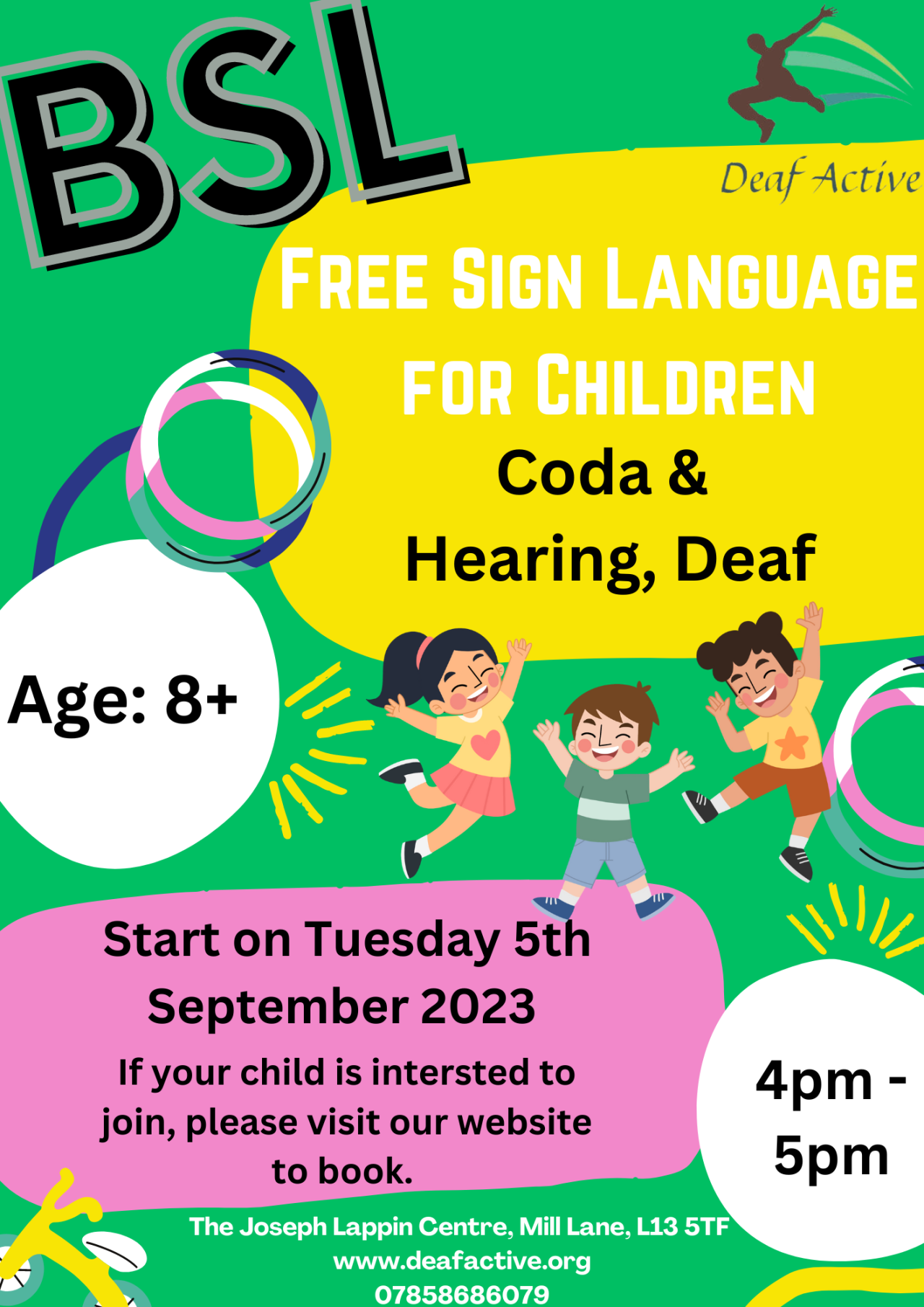 Children's Sign Language - Deaf Active